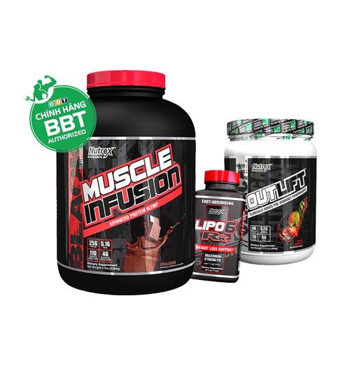 Stack Nutrex 4 - Giảm mỡ nâng cao - Muscle Fuel Gym Center