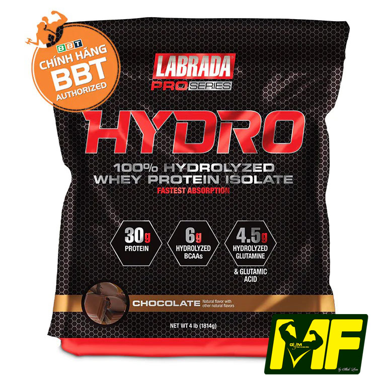 HYDRO WHEY Labrada – 100% Hydrolyzed Isolate Tinh Khiết - Muscle Fuel - MF