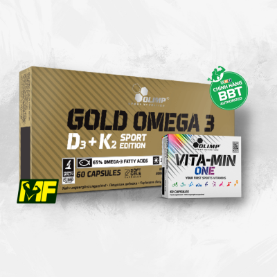 Gold Omega 3 D3 + K2 Sport Edition - Muscle Fuel - MF